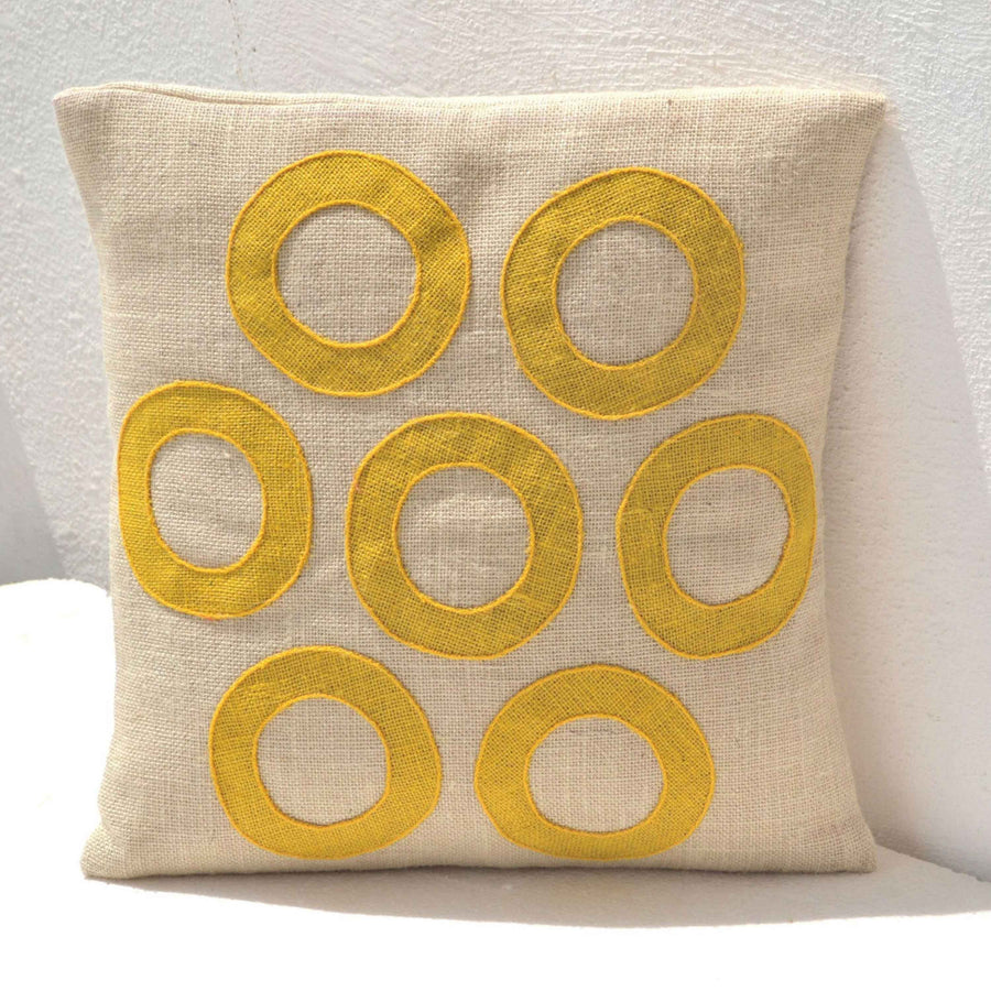 Shop online for handmade outdoor yellow geometric throw pillows