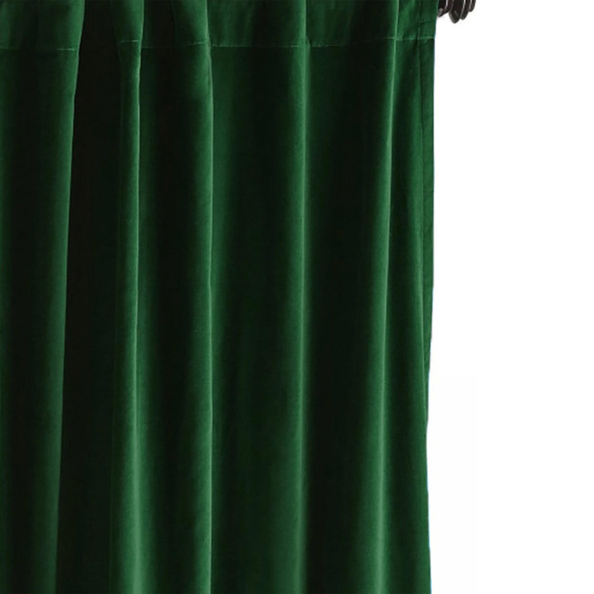 Dark Emerald Green Velvet Curtains, Living Room Curtains Drapes