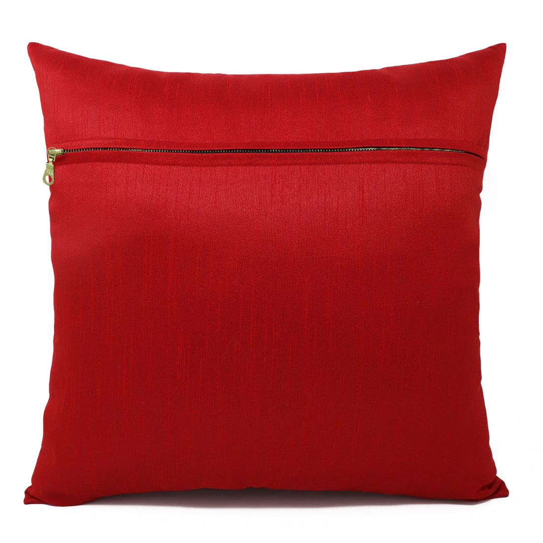 Red Christmas Pillow, Tree Embellished Pillow Cover, Merry Christmas