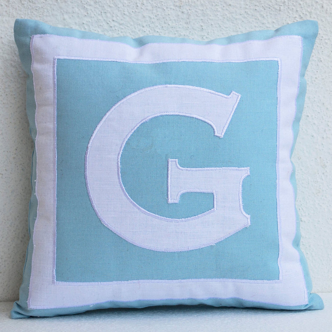 Shop online for handmade pillow covers with custom monogram