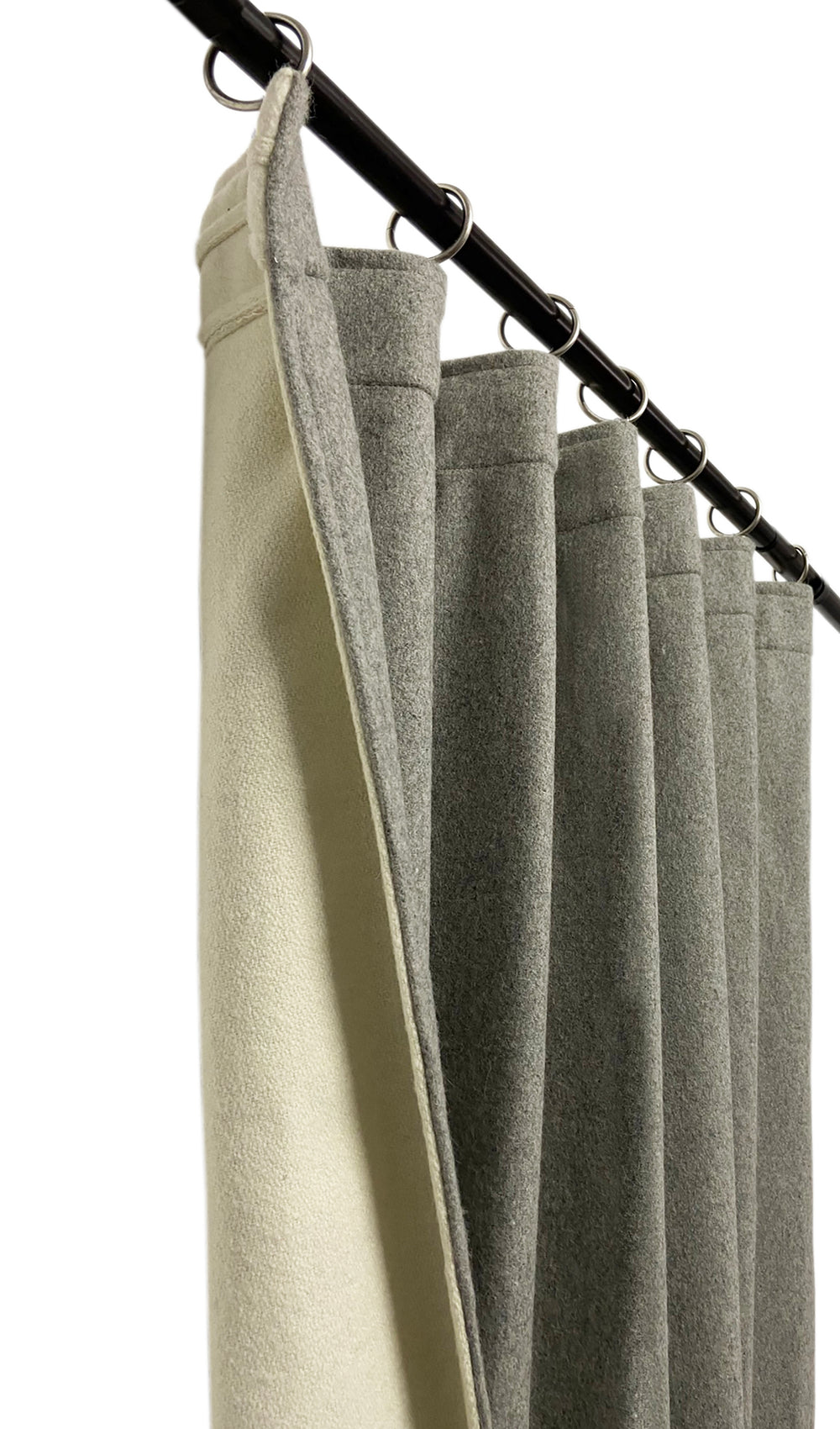 Draft Blocking Curtain Blackout Wool Curtains Custom Made Drape