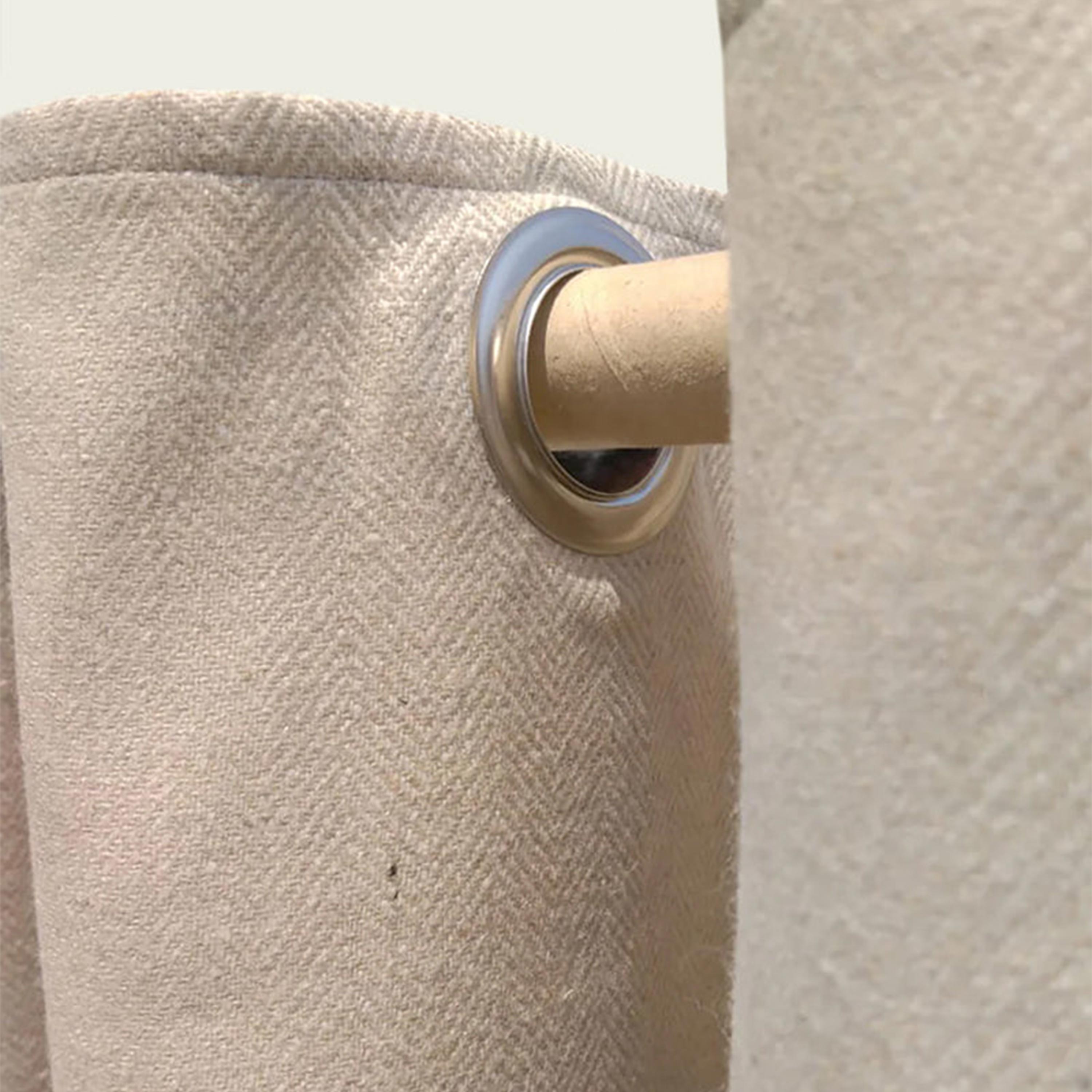 Chevron Woolen Curtains, Drapery for Winter, Wool Felt Curtains, Window ...