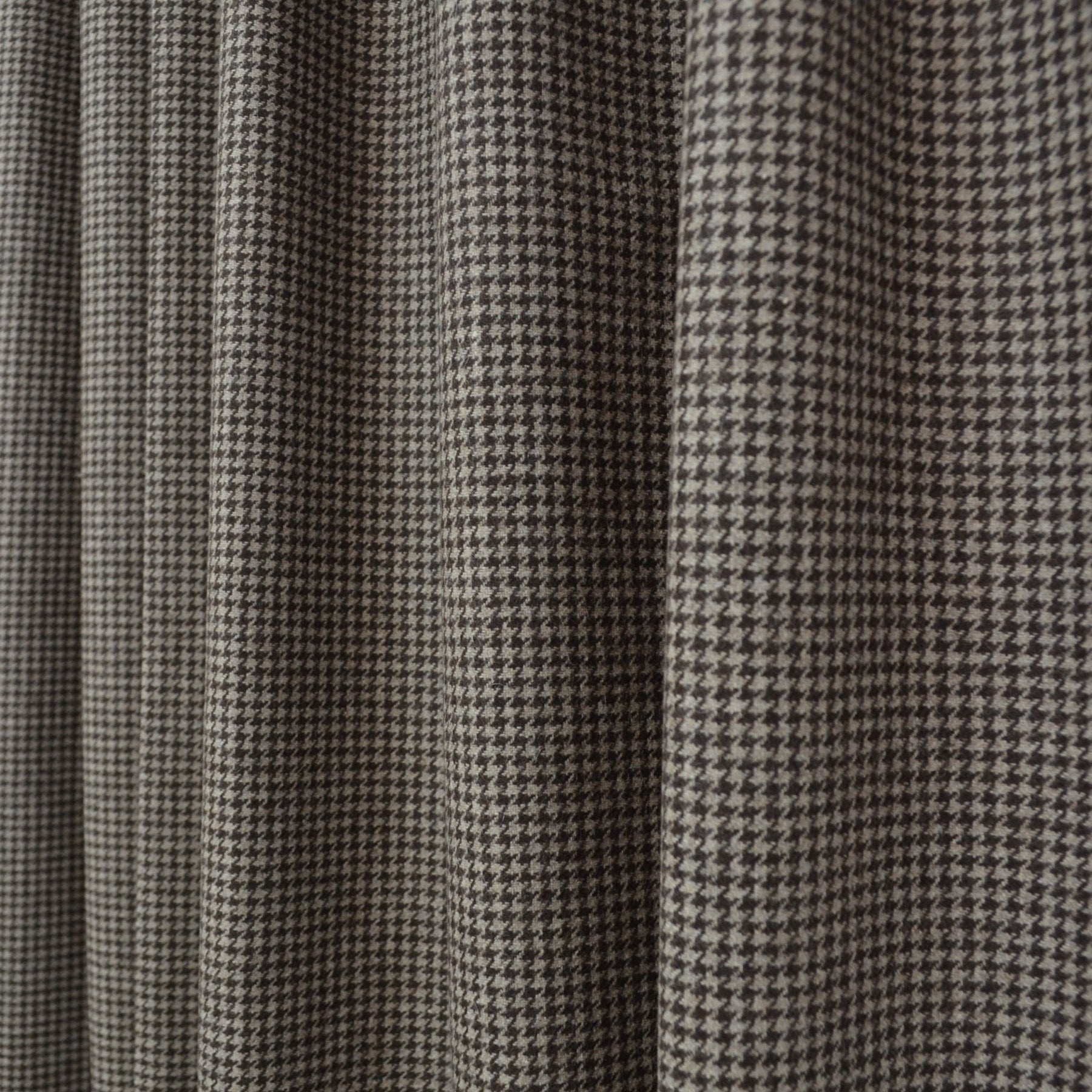 Houndstooth Wool Curtain Drapes | UV Protection Curtain | Amore Beaute