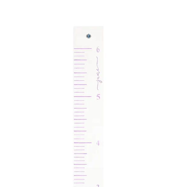Personalized Embroidered Growth Chart